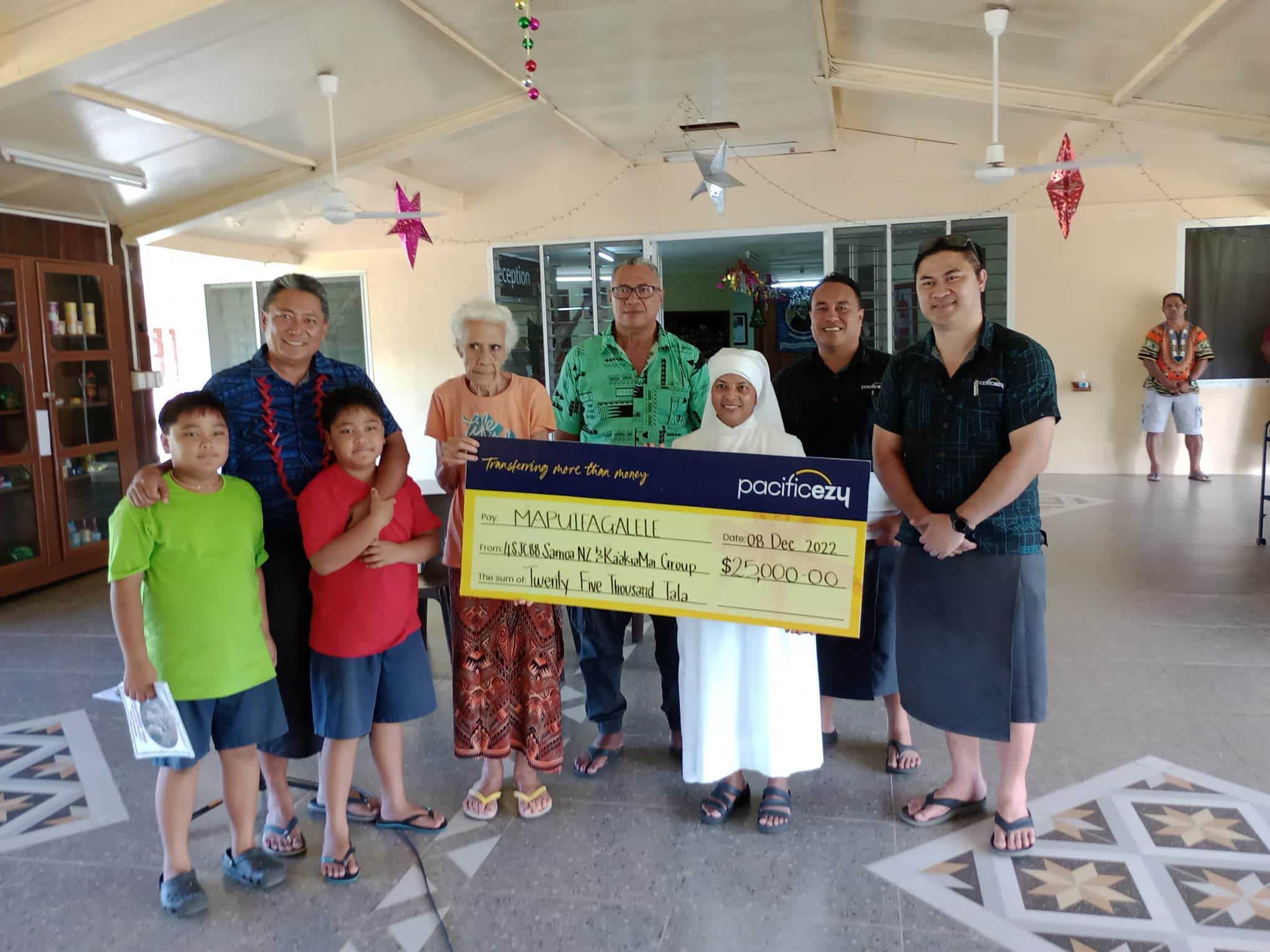 $50,000 faameaalofa i le nofoaga o Tamaitai Sa Monike ma Mapuifagalele