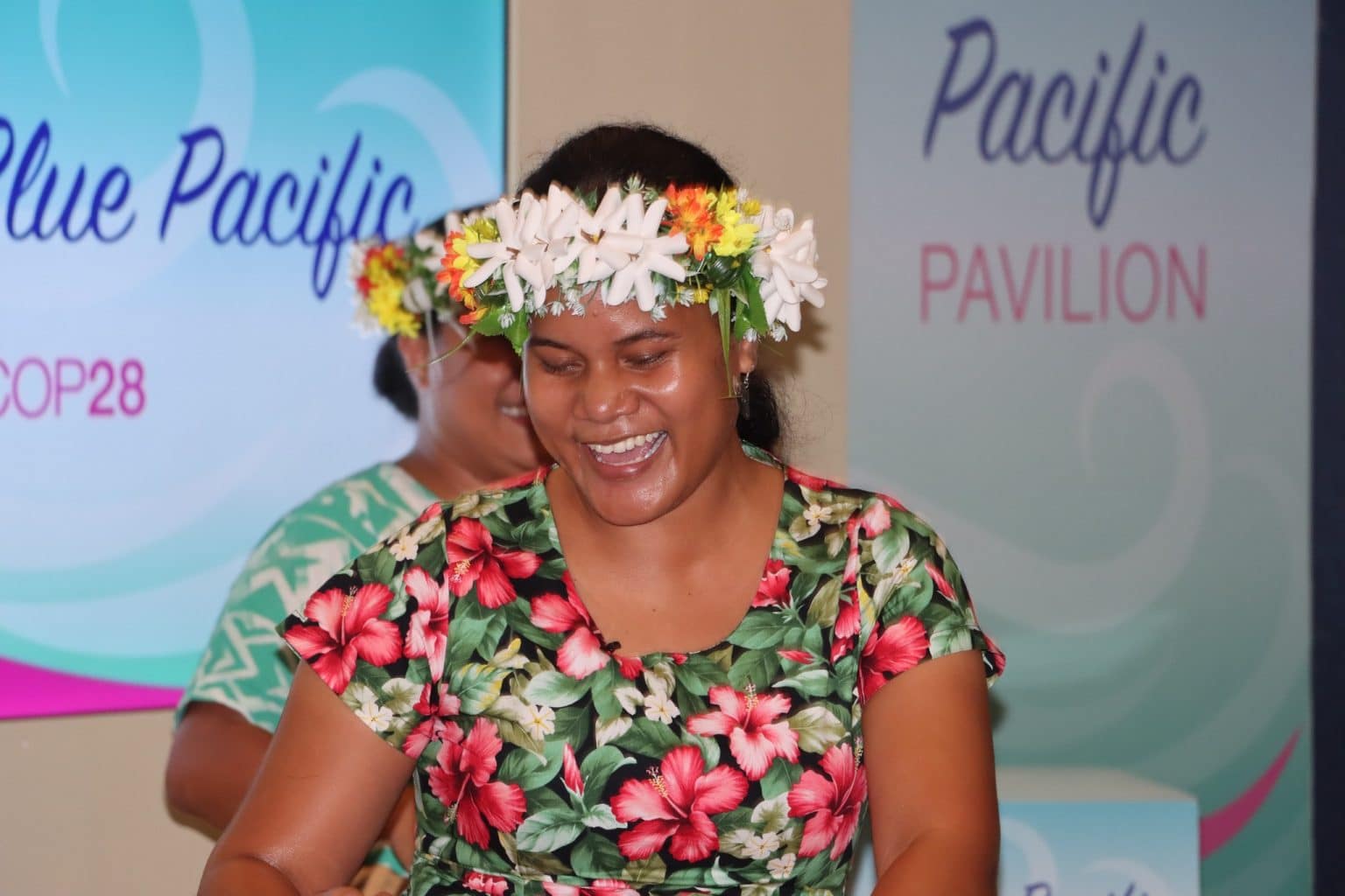 Sausaunoa le Miss Samoa i le tatalaina aloaia o le COP28 i Dubai