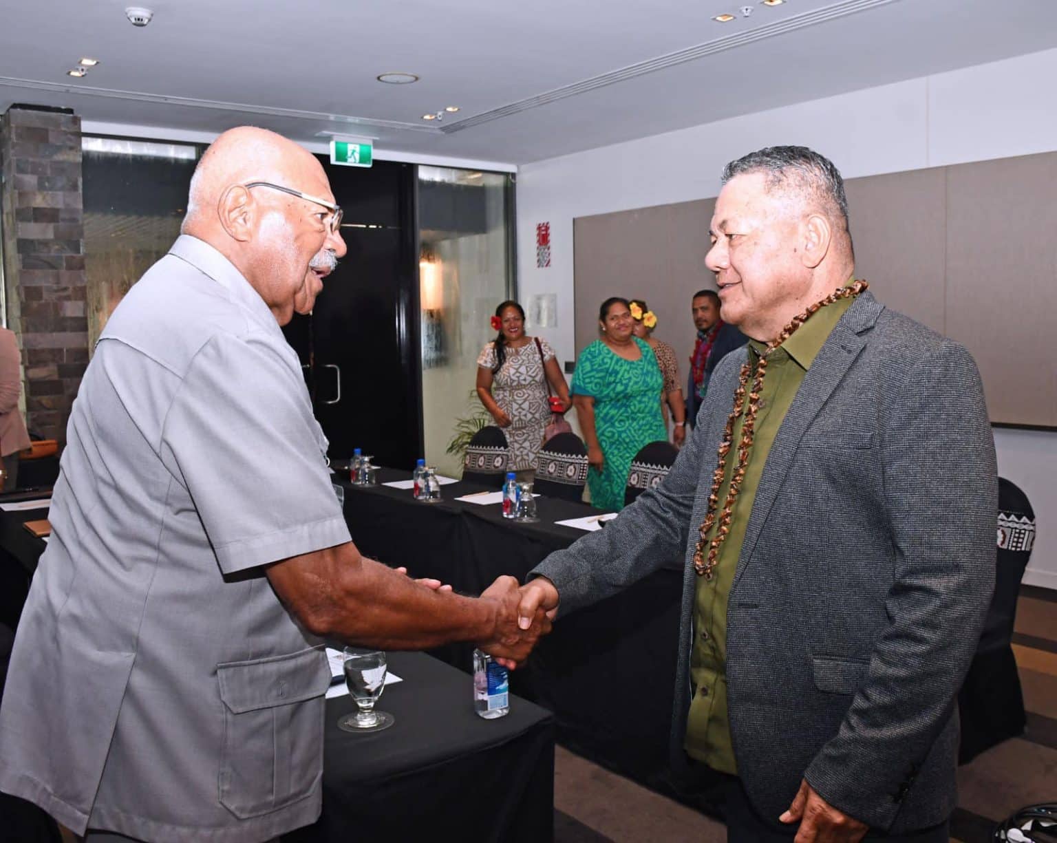 Faasoa le Palemia o Fiti i le Minisita o Faalapotopotoga Tuma’oti a le ...