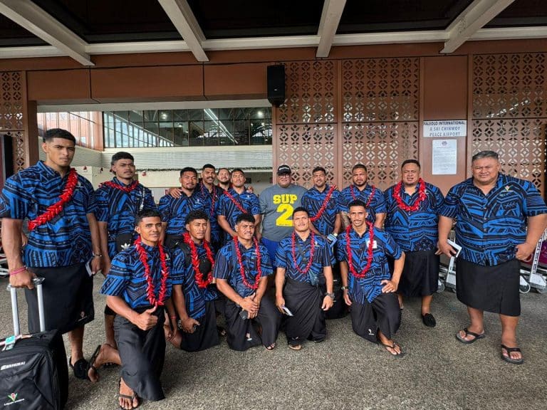 Taunuu manuia aulakapi fitu a le Manusina ma le Manu Samoa i Solomona
