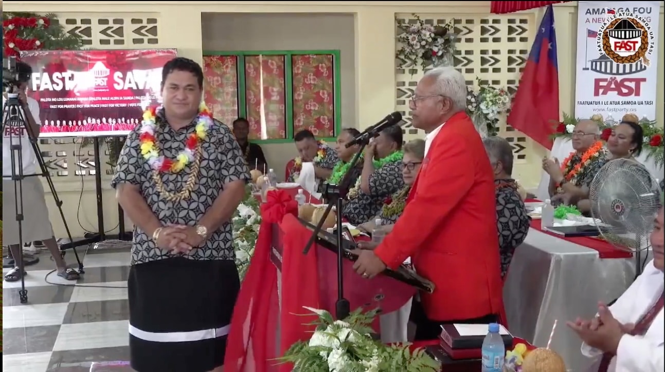 Lafo le faaaloalo a Vui Seigafolava Sione Masinamua i le afioga Vui I ...